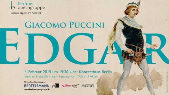 Berliner Operngruppe und Bertelsmann präsentieren Puccinis „Edgar ...